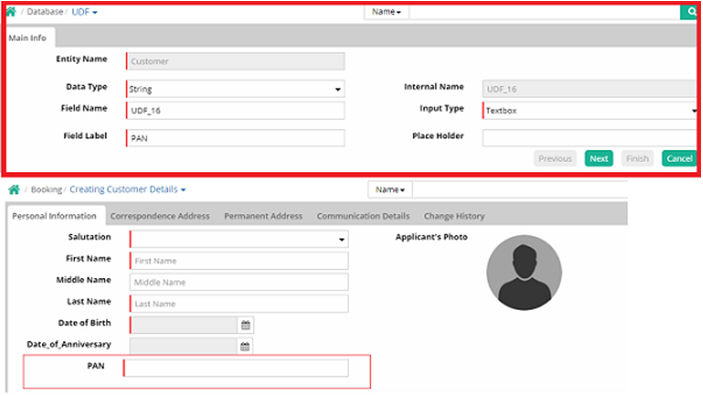 Add User Defined Fieldsudf